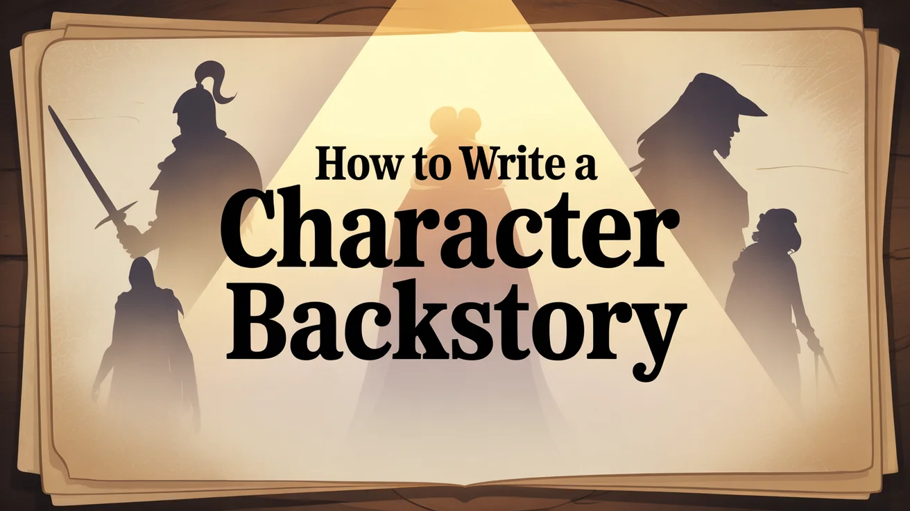 How to Write a Character Backstory in 7 Simple Steps