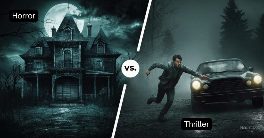 The Difference Between Thriller and Horror [in Movies & Literature]