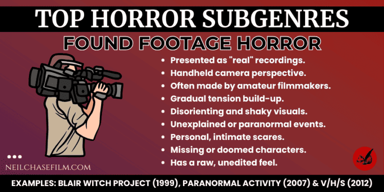 The Top 17+ Horror Subgenres Explained [Horror Movie Guide]