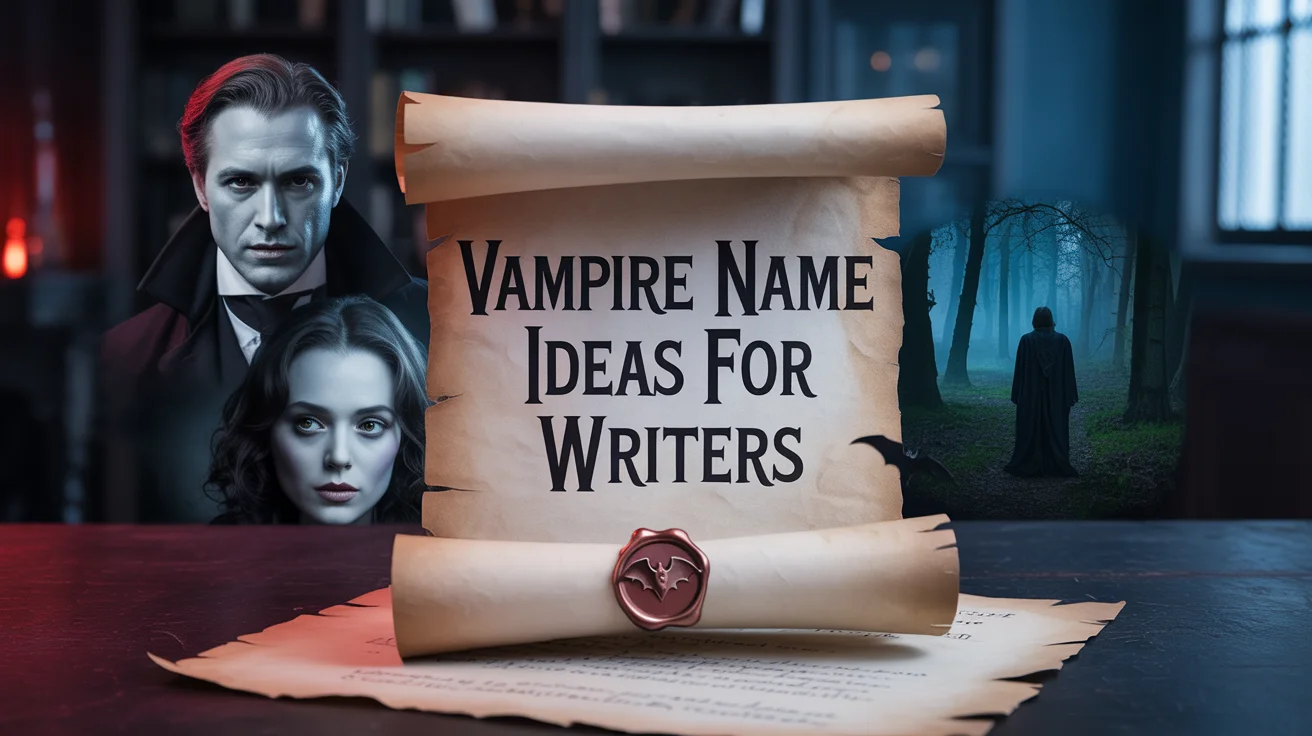289+ Vampire Name Ideas That Are Bloody Brilliant [For Writers!]